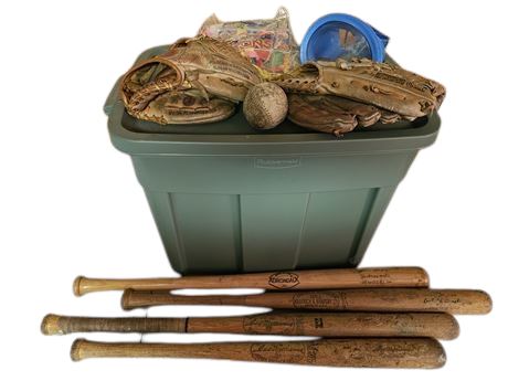 Rust Belt Revival Online Auctions - Vintage Baseball Bats/Gloves and More