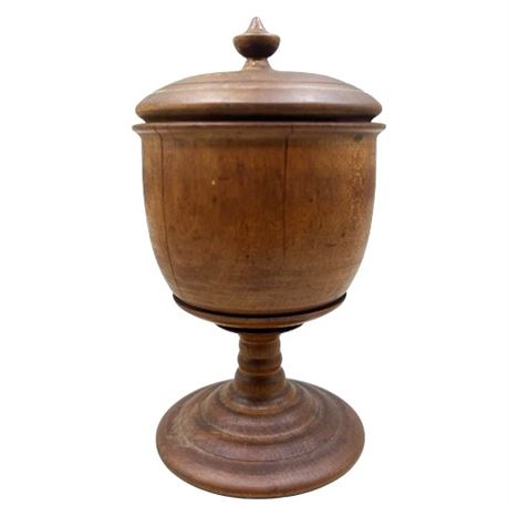Rust Belt Revival Online Auctions - Peaseware Treen Tobacco Jar ...