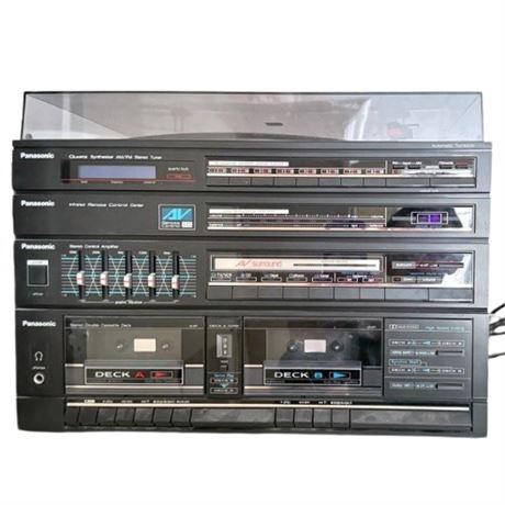 Rust Belt Revival Online Auctions - Panasonic Stereo Music System ...