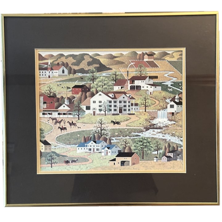 Rust Belt Revival Online Auctions - Charles Wysocki Folk Art Lithograph