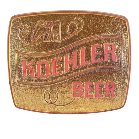 Rust Belt Revival Online Auctions - Koehler Beer Electric Wall Sign