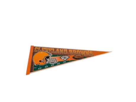 Rust Belt Revival Online Auctions - Cleveland Browns Pennant