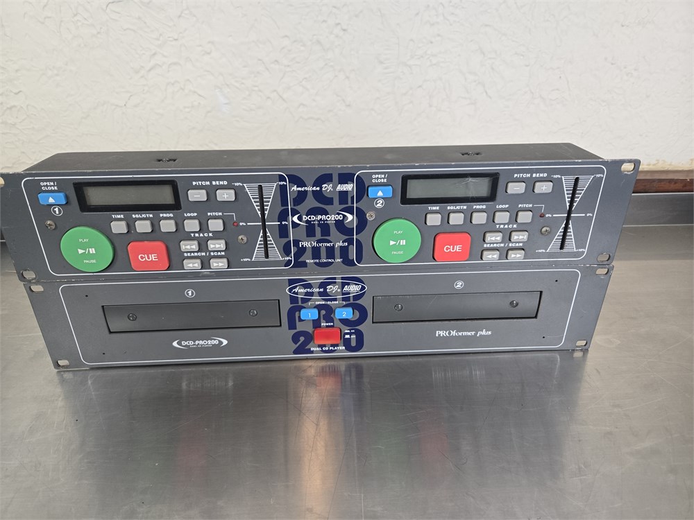 Rust Belt Revival Online Auctions - AMERICAN DJ Dual CD Player DCD ...