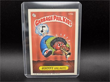 Rust Belt Revival Online Auctions - 1986 Garbage Pail Kids OS5 Johnny ...