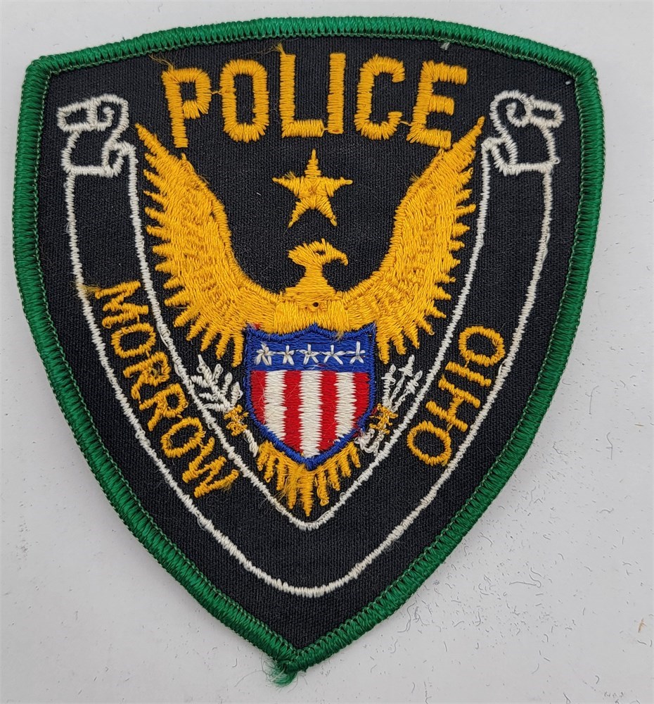 Rust Belt Revival Online Auctions - Morrow OH Police Patch
