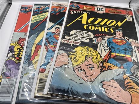 Rust Belt Revival Online Auctions - Superman's Action Comics #457 #461 ...