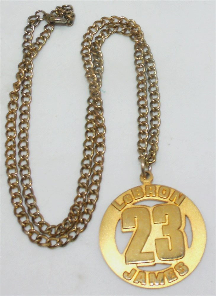 Rust Belt Revival Online Auctions - LeBron James NBA chain pendant