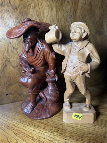 Rust Belt Revival Online Auctions - Two hand carved and crated wooden ...