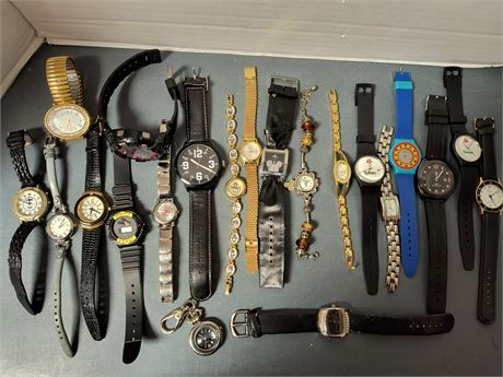 Rust Belt Revival Online Auctions - Lot Of Various Watches