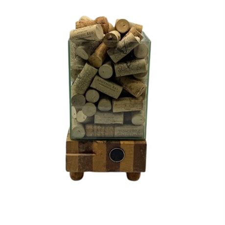 Rust Belt Revival Online Auctions - Decorative Acrylic And Wood Wine ...