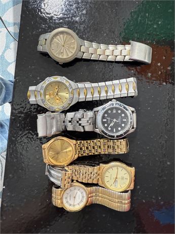 Rust Belt Revival Online Auctions - sIX ASSORTED MENS WATCHES