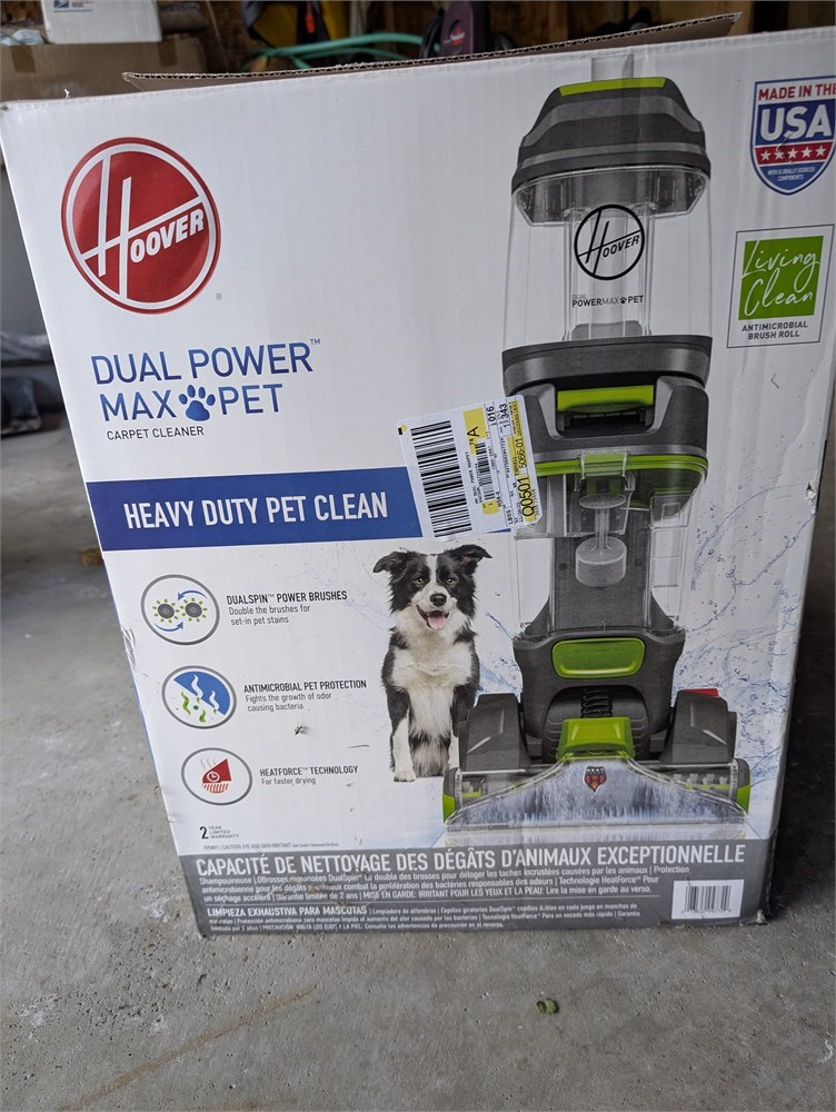 Rust Belt Revival Online Auctions - New - Hoover Dual Power Max Pet ...