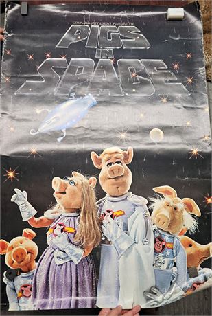 Rust Belt Revival Online Auctions - The Muppet Show Pigs in Space Poster