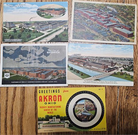 Rust Belt Revival Online Auctions - Akron, Ohio Postcards