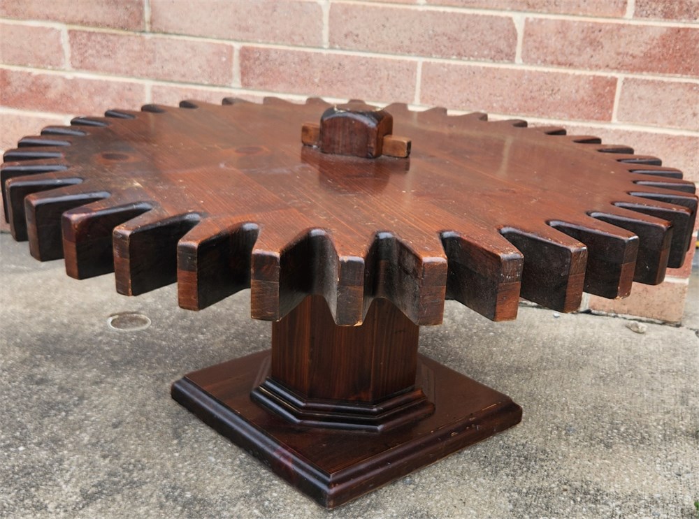 Rust Belt Revival Online Auctions - Vintage 1970s Ethan Allen Cog Wheel ...