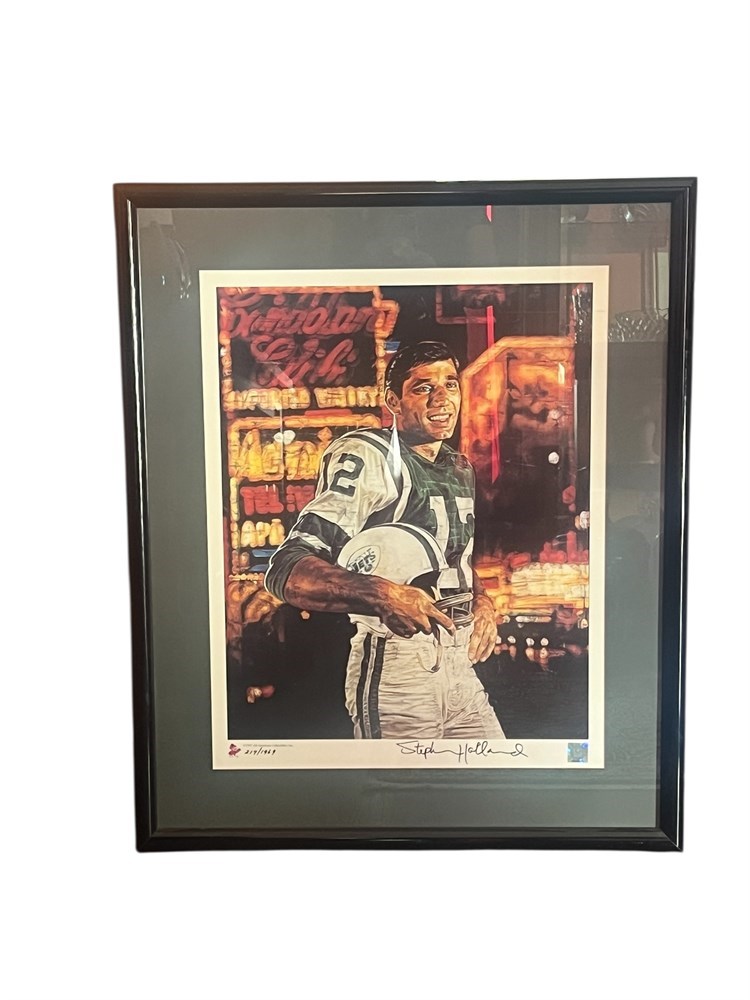 Rust Belt Revival Online Auctions - JOE NAMATH JETS SIGNED STEPHEN ...