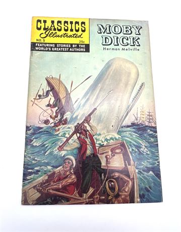 Rust Belt Revival Online Auctions - Classics Illustrated MOBY DICK #5 1969 Comic