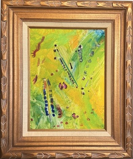 Rust Belt Revival Online Auctions - Abstract Multimedia Acrylic Painting