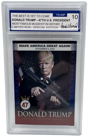 Rust Belt Revival Online Auctions - Donald Trump 47th US President ...
