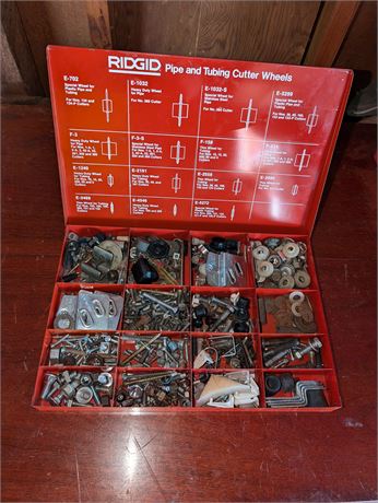 Rust Belt Revival Online Auctions - Ridgid Case of Assorted Hardware