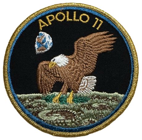 Rust Belt Revival Online Auctions - Vintage NASA Apollo 11 Patch (Original)