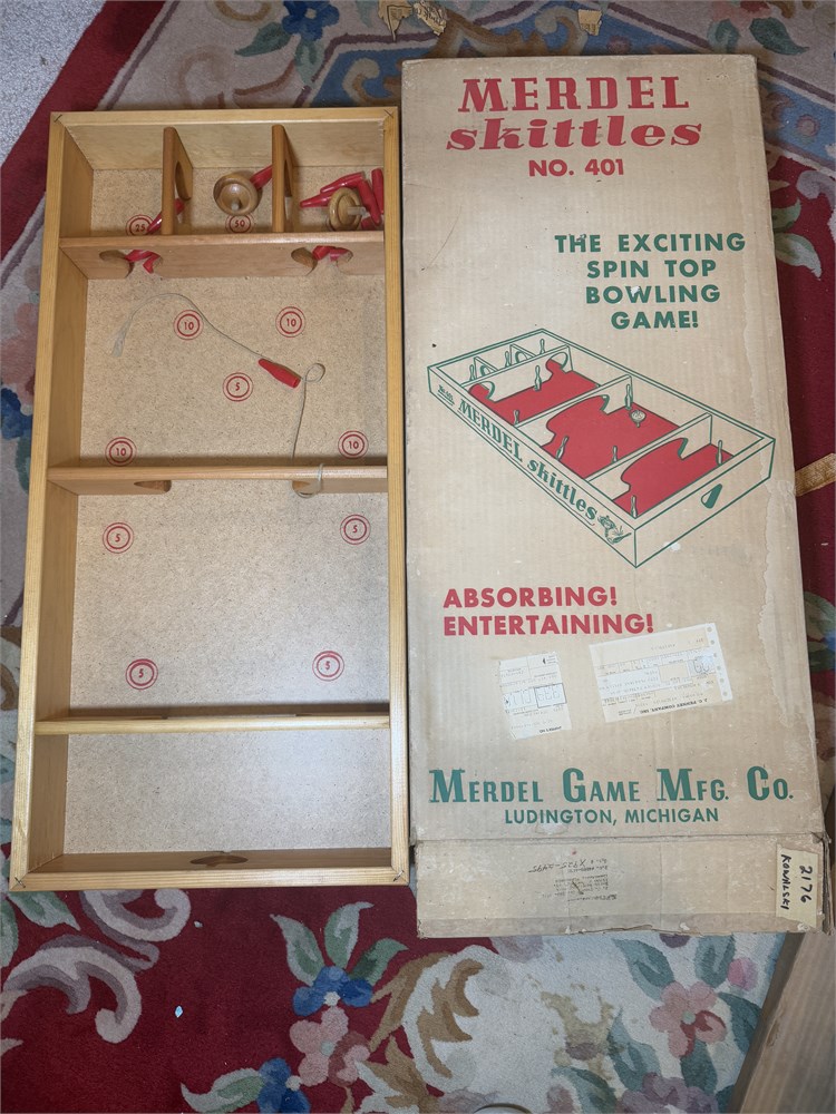 Rust Belt Revival Online Auctions - Merdel Skittles #401 Vintage Game