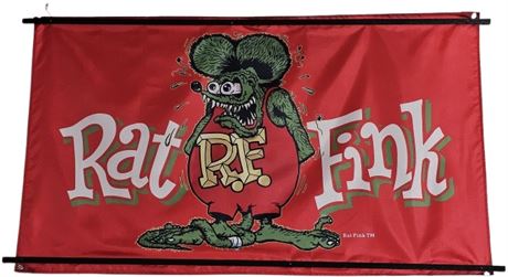 Rust Belt Revival Online Auctions - Rat Fink 3x5 Flag
