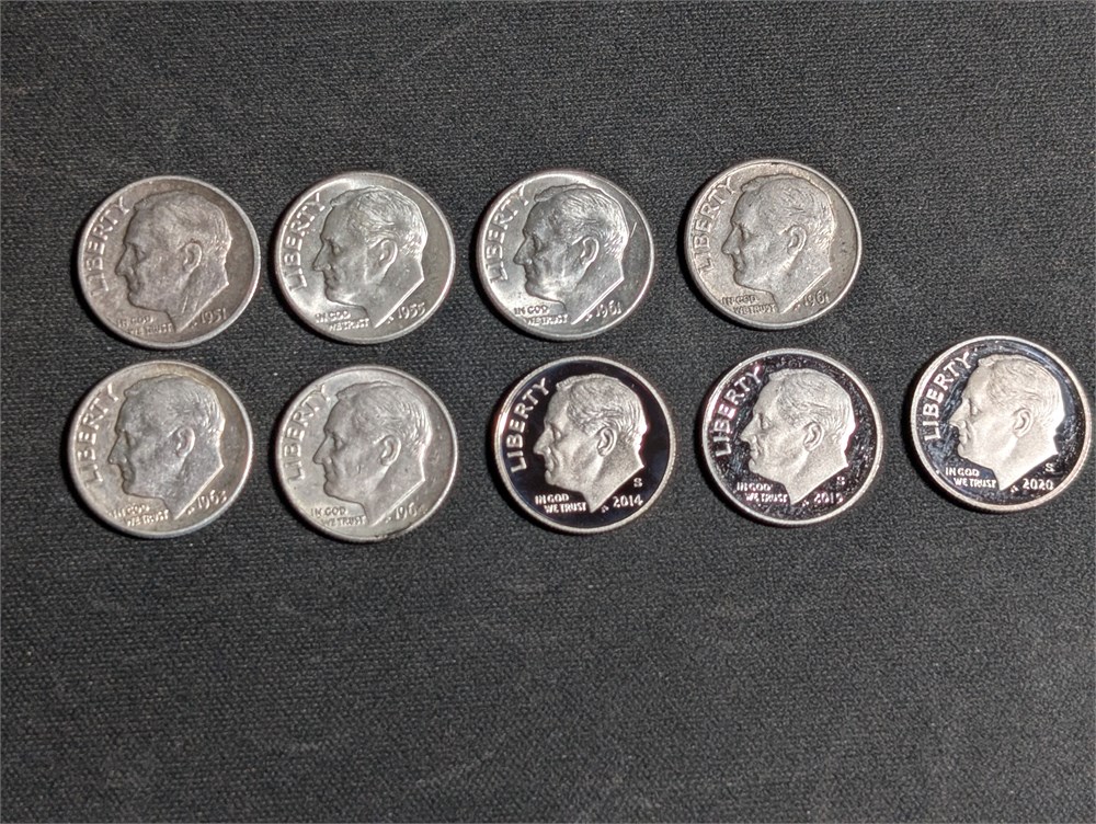 Rust Belt Revival Online Auctions - (9) Dimes