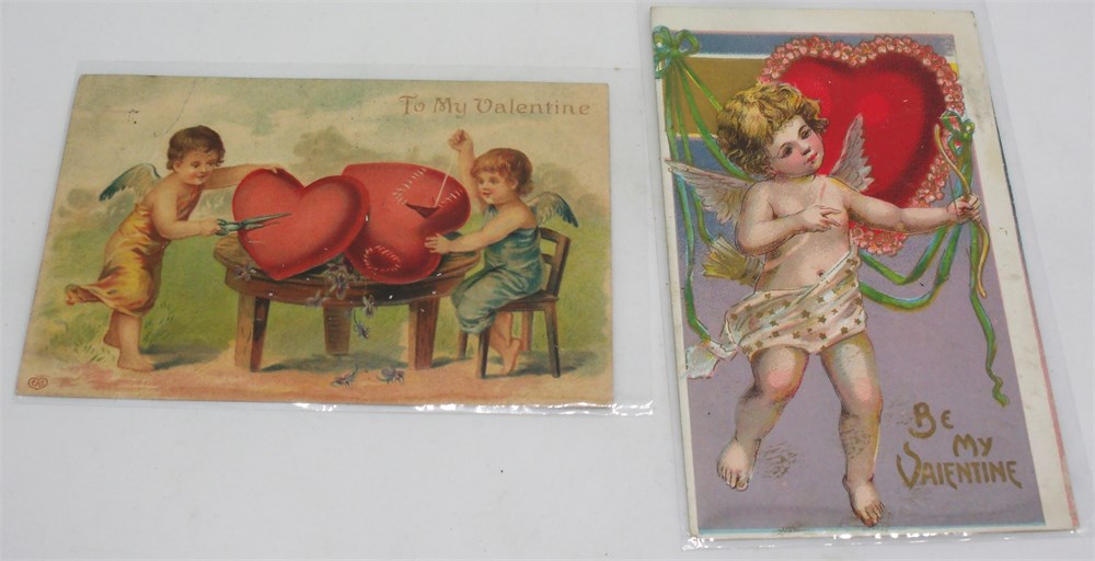 Rust Belt Revival Online Auctions - VTG Valentine Postcards