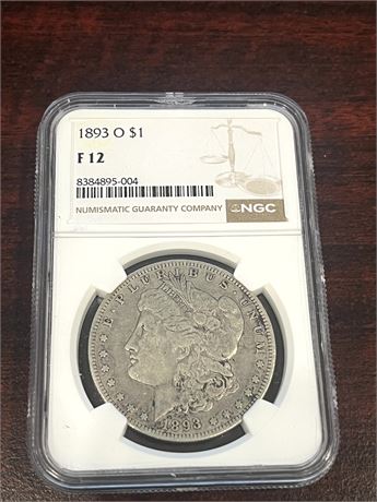 Rust Belt Revival Online Auctions - 1893 O - Morgan Dollar Rare Coin