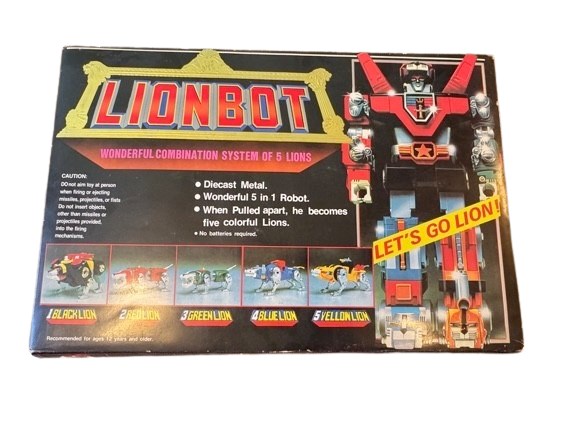 Rust Belt Revival Online Auctions - Lionbot 1980 Chogokin Die-cast ...