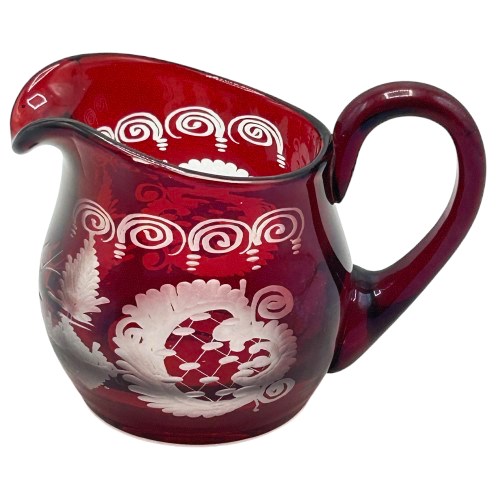 Rust Belt Revival Online Auctions - Egermann, Ruby Red Cut to Clear ...