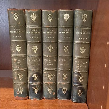 Rust Belt Revival Online Auctions - Les Miserables By Victor Hugo, Five ...