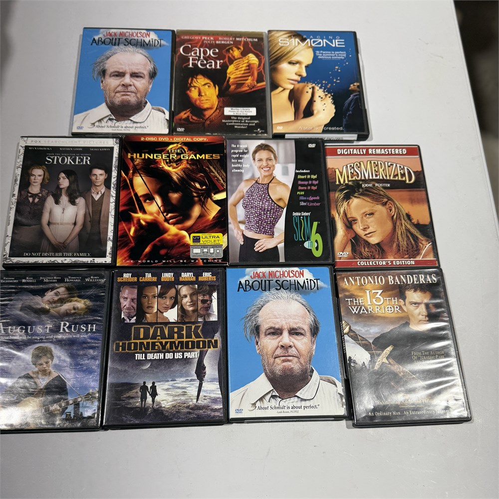 Rust Belt Revival Online Auctions - DVD Collection Including Hunger ...
