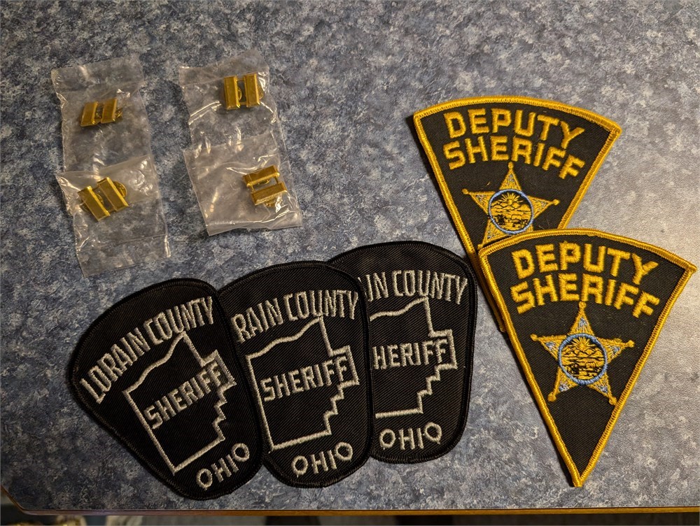 Rust Belt Revival Online Auctions - Sheriff Patches and Rank Badges