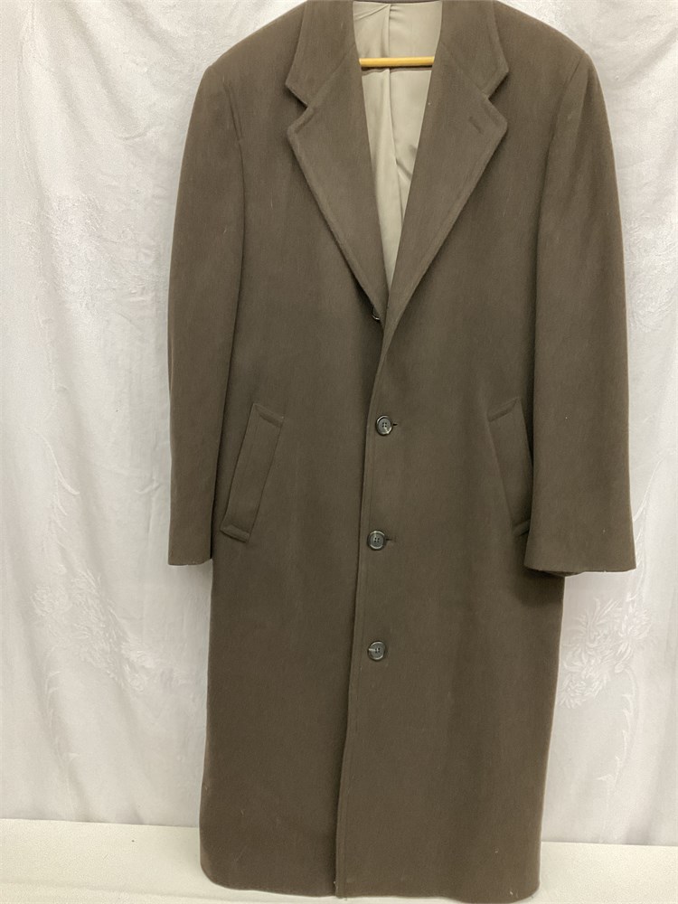 Rust Belt Revival Online Auctions - ANDREW FEZZA Italian Cashmere Coat