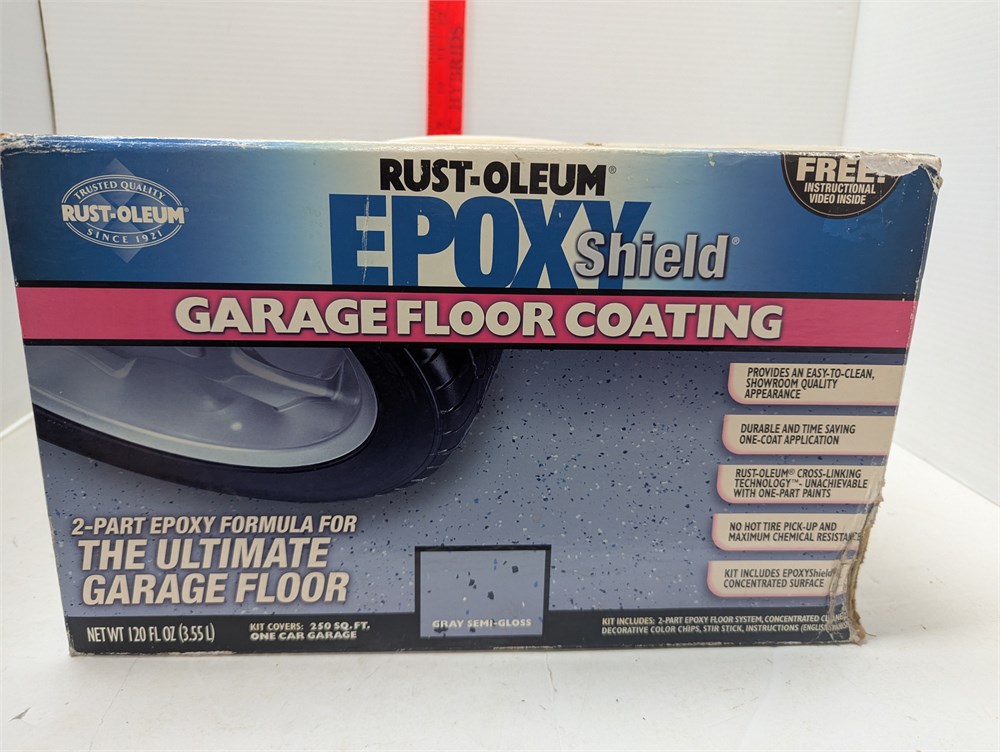 Rust Belt Revival Online Auctions - Rust-Oleum Epoxy Shield Garage ...