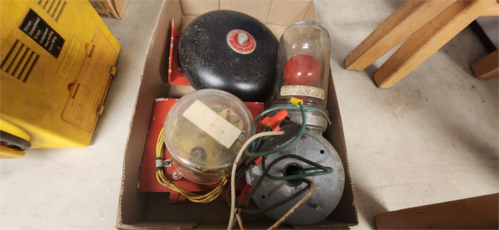 Rust Belt Revival Online Auctions - Vintage Light Fixture & Fire Alarm ...