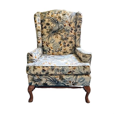 Rust Belt Revival Online Auctions - Montclair Furniture Wingback Armchair