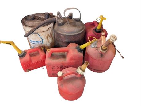 Rust Belt Revival Online Auctions - Assorted Gas Cans