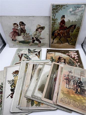 Rust Belt Revival Online Auctions - Lot of Antique illustrated Coffee ...