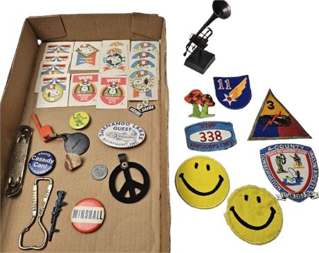 Rust Belt Revival Online Auctions - Embroidered Badges, Buttons, Can ...