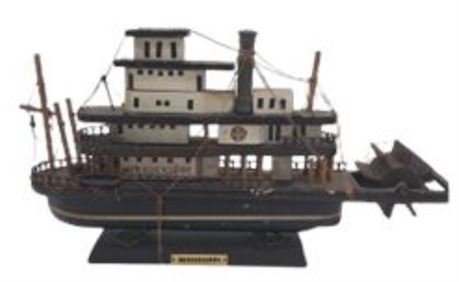 Rust Belt Revival Online Auctions - Vintage Wooden Riverboat Model ...