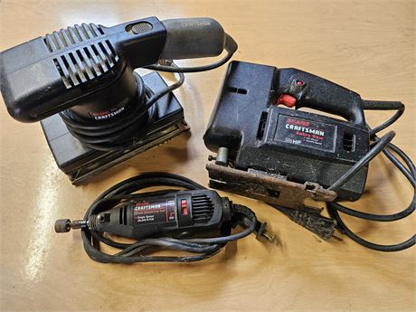 Rust Belt Revival Online Auctions - Craftsman Pad Sander, Chain ...