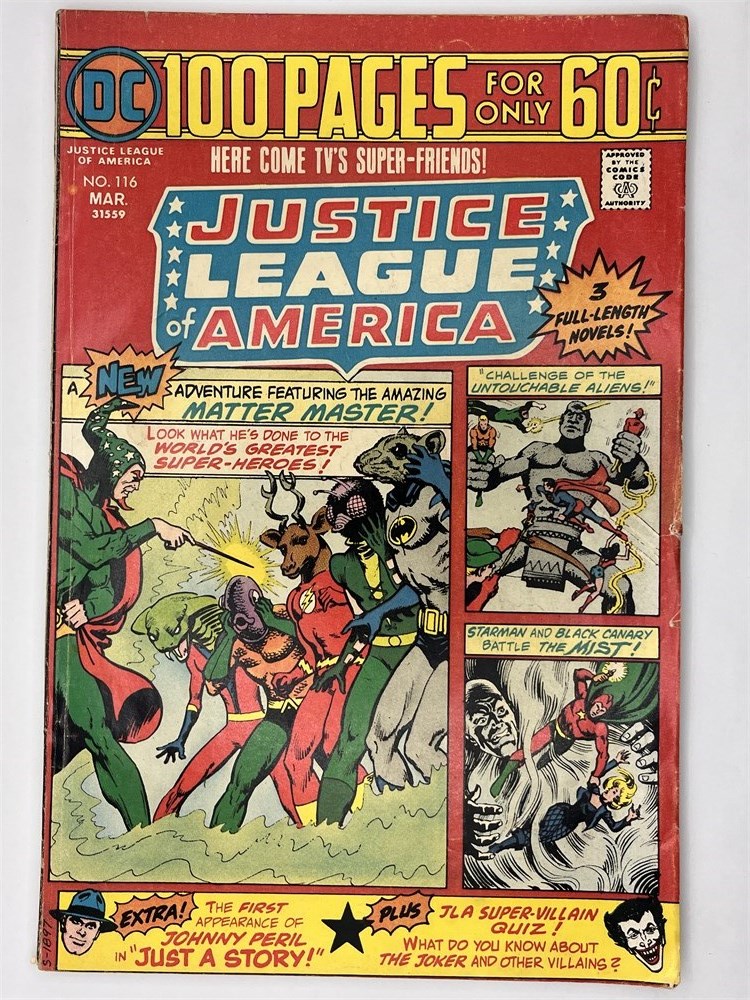 Rust Belt Revival Online Auctions - DC Justice League of America #116 ...
