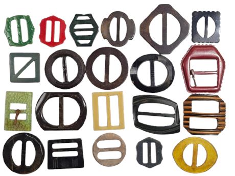Rust Belt Revival Online Auctions - Lucite Belt Buckles and More