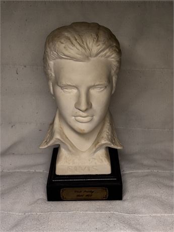 Rust Belt Revival Online Auctions - Goebel Bust Of Elvis Presley.