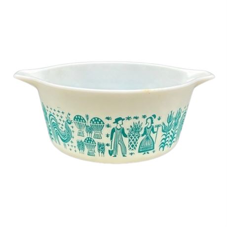 Rust Belt Revival Online Auctions - Pyrex Amish Butterprint, Blue on ...