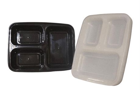 Rust Belt Revival Online Auctions - (10) New reusable plastic divided ...