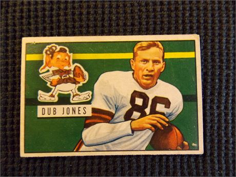 Rust Belt Revival Online Auctions - 1951 Bowman #74 Dub Jones ...